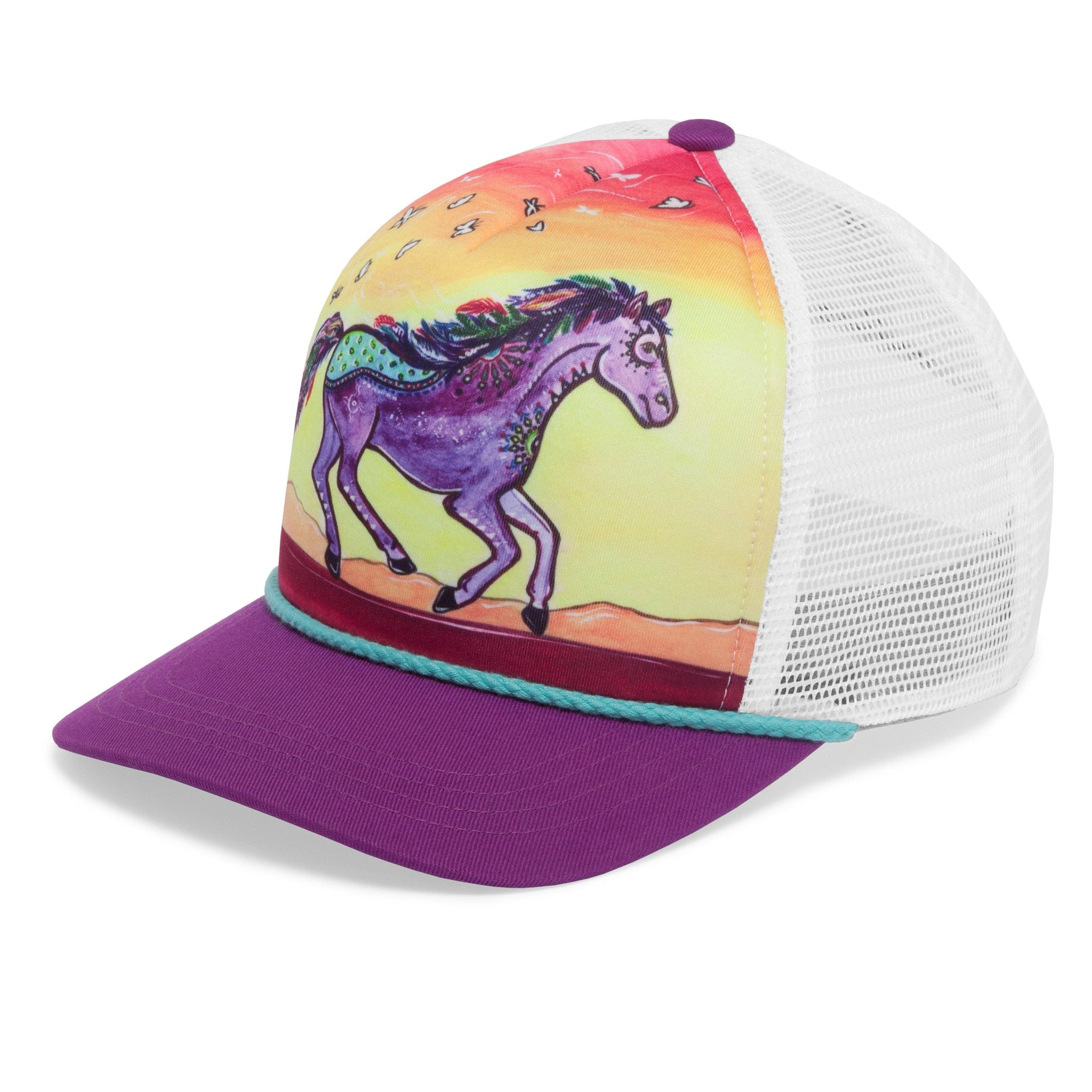 Kids' Horse Feather Cooling Trucker